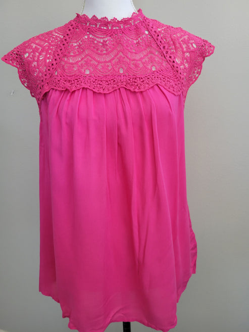Dream In Color Crochet Detail Blouse – Mota Boutique